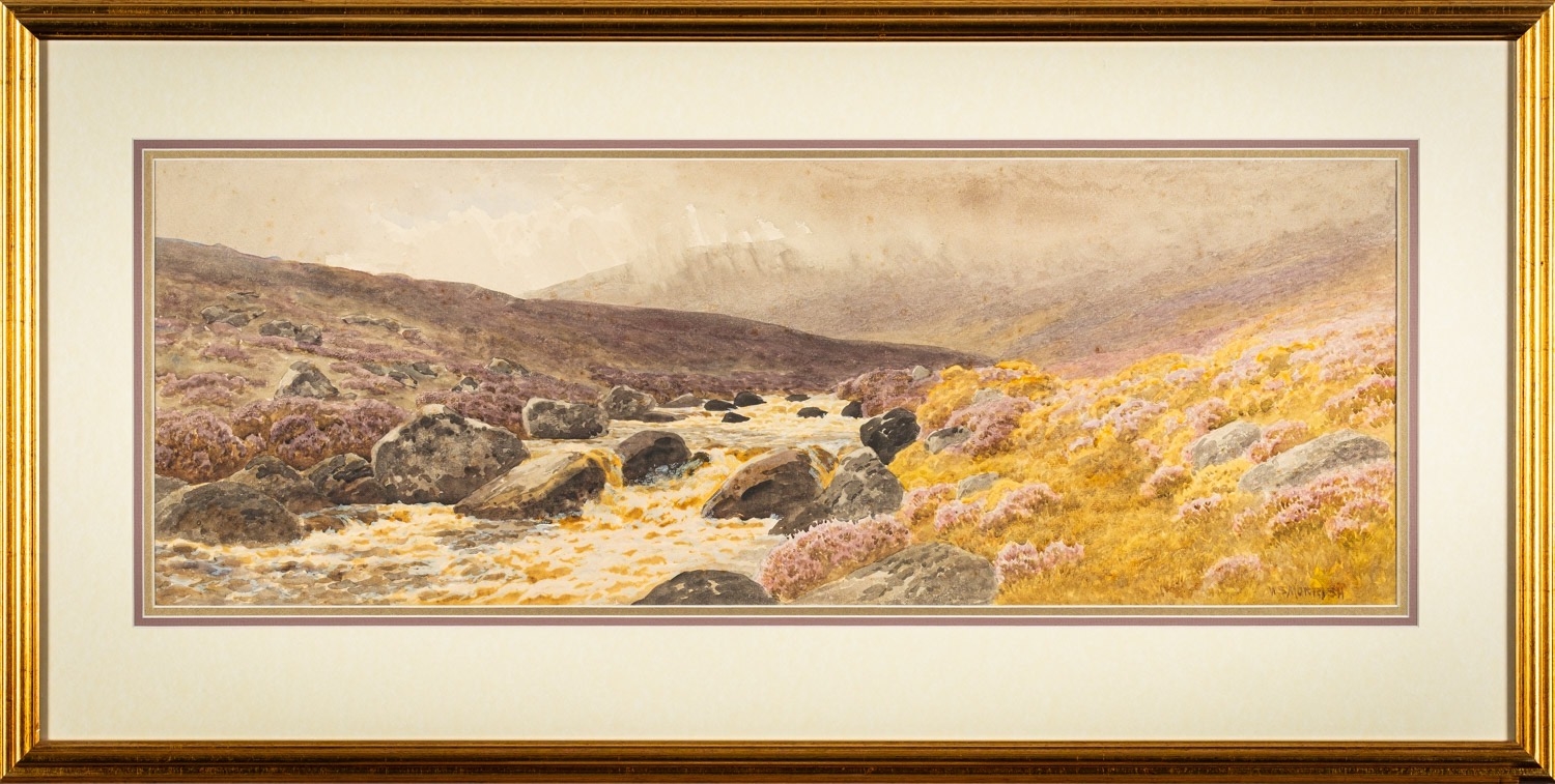 William Sidney Morrish | On the South Teign Above Fernworthy | MutualArt