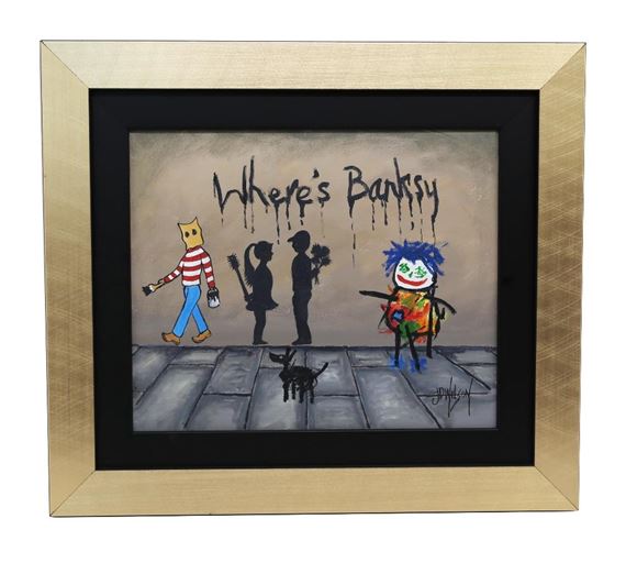 John D. Wilson | John D Wilson (b.1942; British); Where's Banksy ...