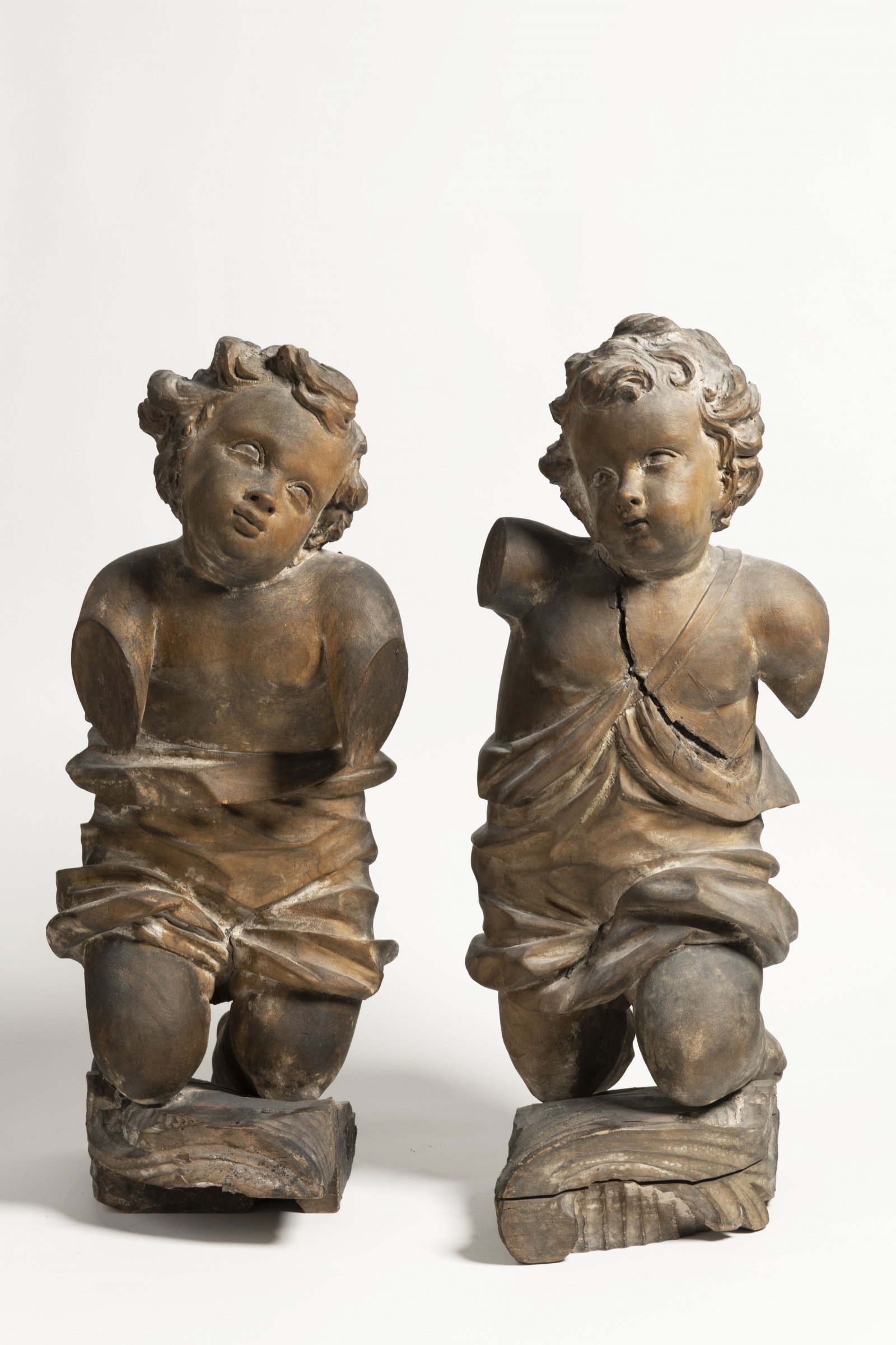 Frantisek Anyz | TORSOS OF KNEELING BAROQUE PUTTI | MutualArt