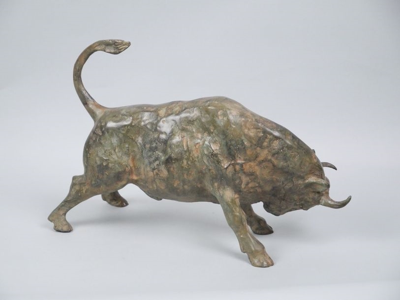 Pierre Chenet | Charging Bull | MutualArt