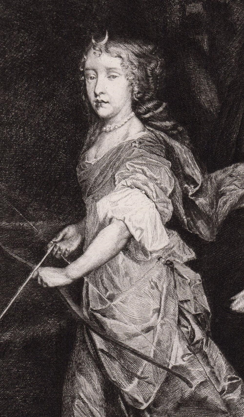 Sir Peter Lely | Sir Peter Lely 1877 etching The Princess Mary (Mary II ...