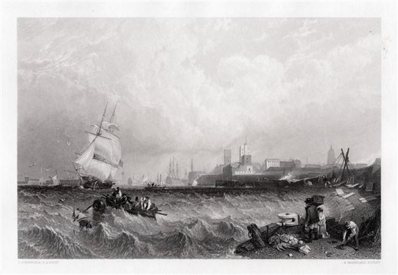 Clarkson Frederick Stanfield | CLARKSON STANFIELD 1800s Engraving ...