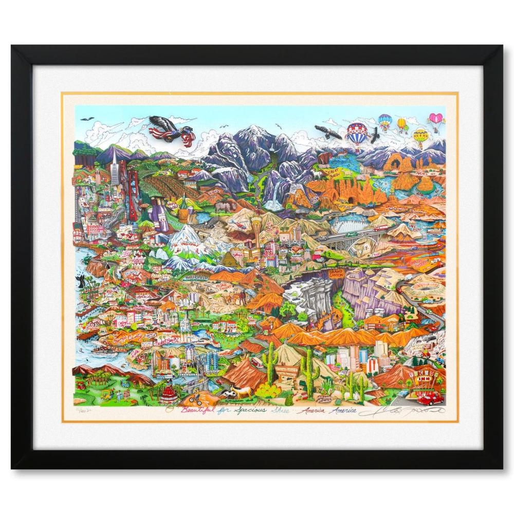 Charles Fazzino | Charles Fazzino- 3D Construction Silkscreen Serigraph ...