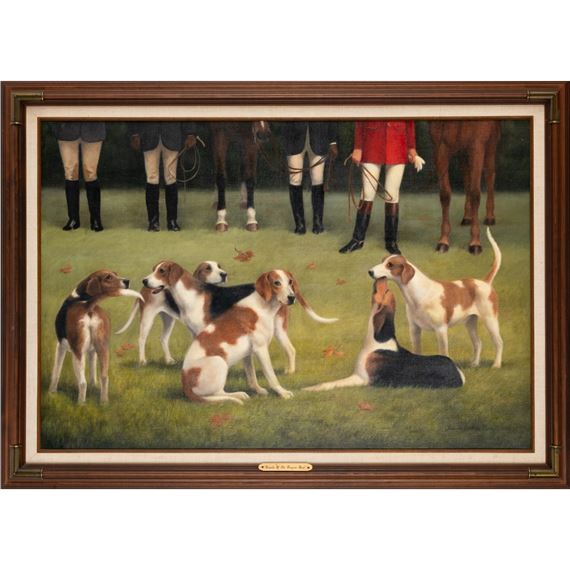 Christine Merrill | Hounds of the Chagrin Hunt, 1988, (1988) | MutualArt
