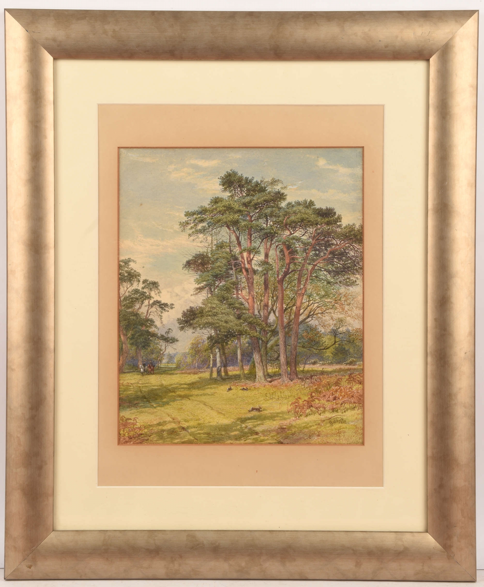 James Walsham Baldock | one of children picking berries (1866) | MutualArt