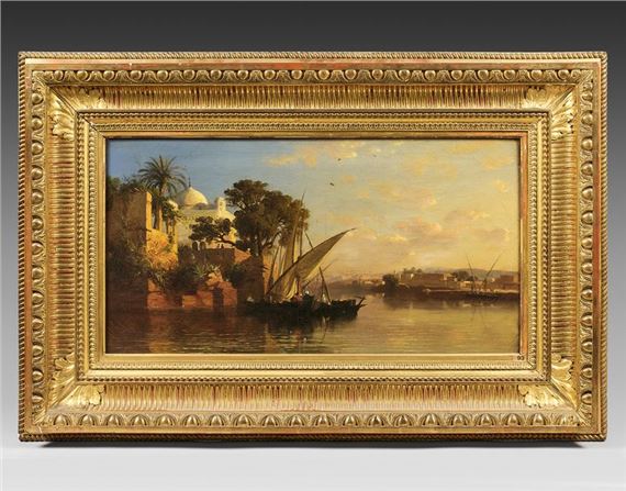 Prosper-Georges-Antoine Marilhat | Vue de la Place de L'Esbekieh et du ...