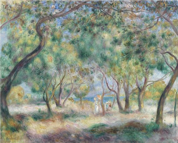 Pierre-Auguste Renoir | La Promenade au bord de la mer (Le Bois de la ...