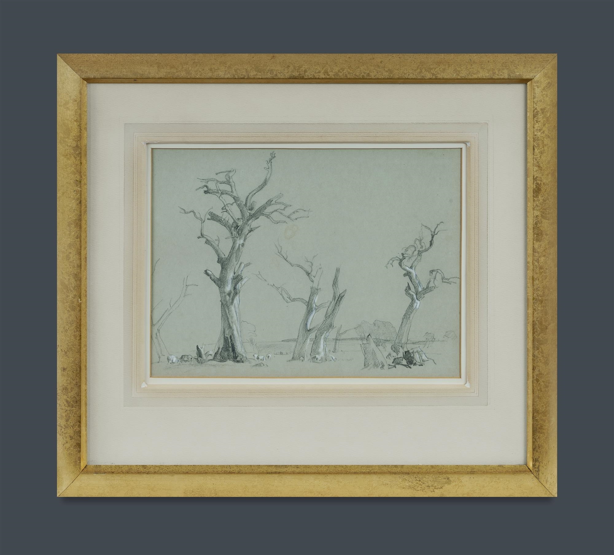 Hans Heysen | Study of Dead Red Gums | MutualArt