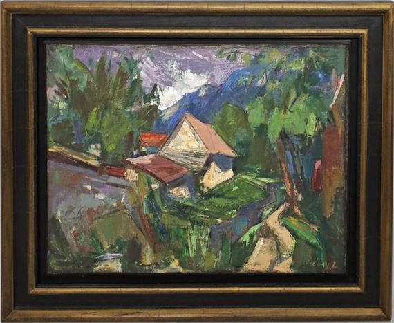 Eva Seday | Landschaft mit Hütte | MutualArt