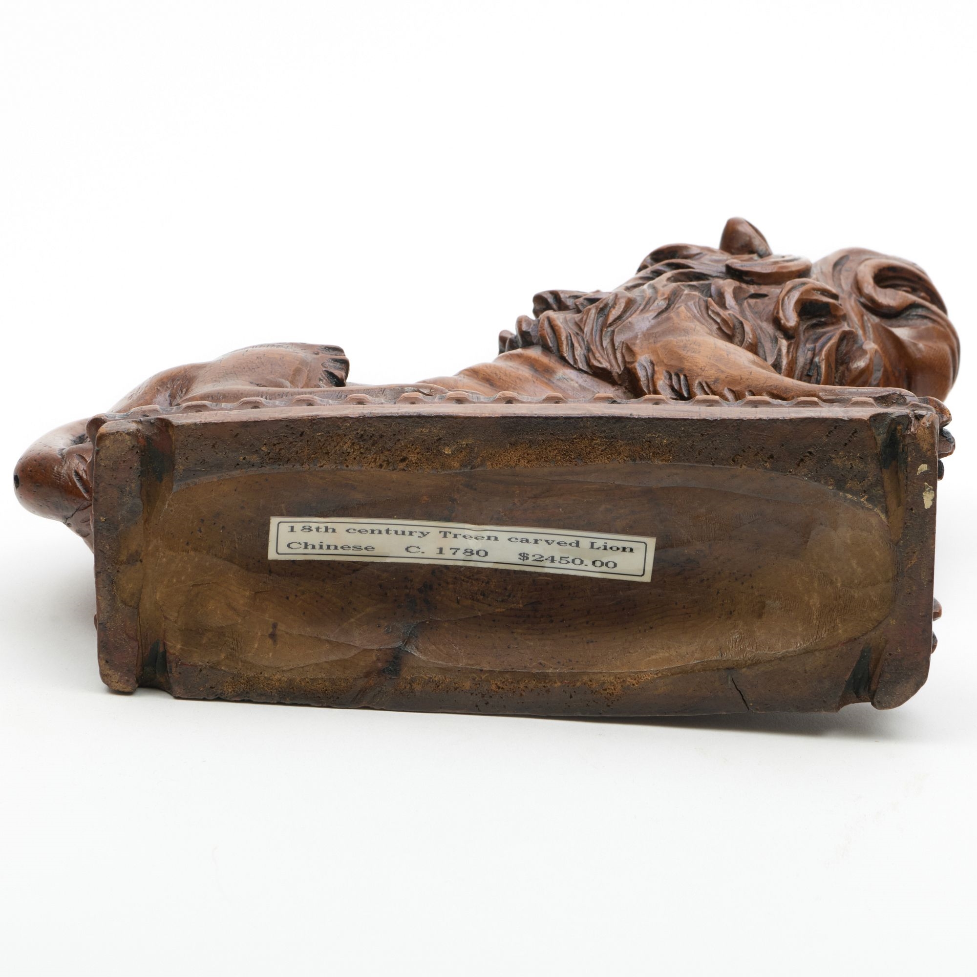 Italian School | Italian Carved Wood Model of a Lion | MutualArt