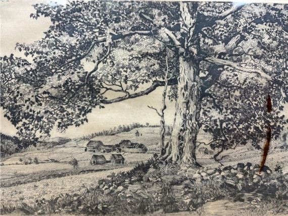 Walter Locke | Walter Locke (American 1883-1949) engraving titled Red ...