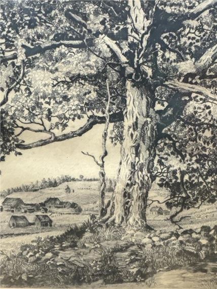 Walter Locke | Walter Locke (American 1883-1949) engraving titled Red ...