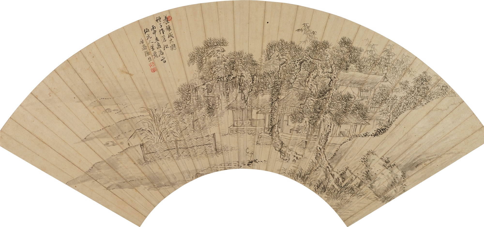 Zhang Zhao | Zhang Zhao, Crane and Pine (1716) | MutualArt
