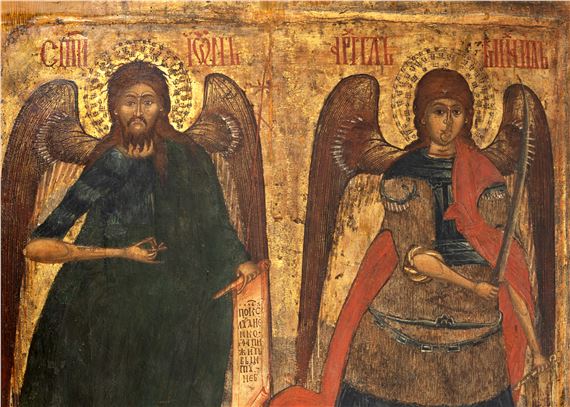 Andrei Rublev | Saint John the Baptist - Angel of the Desert and ...