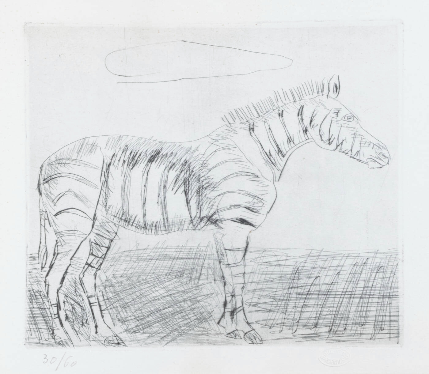 Antonio Ligabue | Zebra | MutualArt