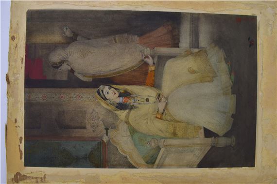 Radha Charan Bagchi | Three illustrations in the manner of Radha Charan ...