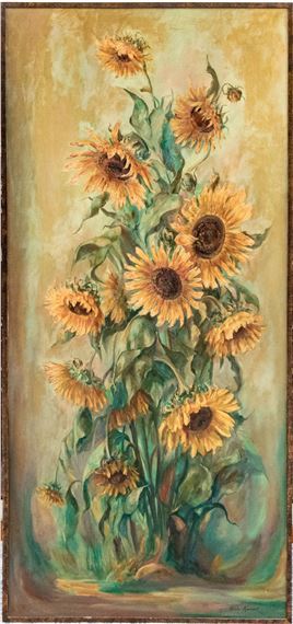 Hilda Karniol | Hilda Karniol (Austrian-American, 1910-2003) Large Oil ...