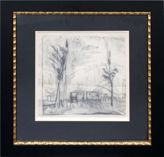 Alexander Vasilievich Shevchenko | Landscape with a lake (1930) | MutualArt