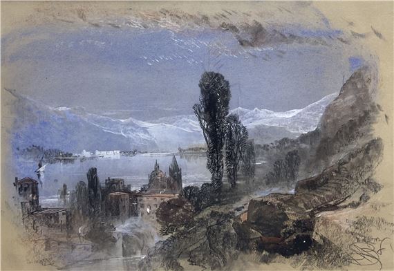 Henry Bright | Italian Lake | MutualArt