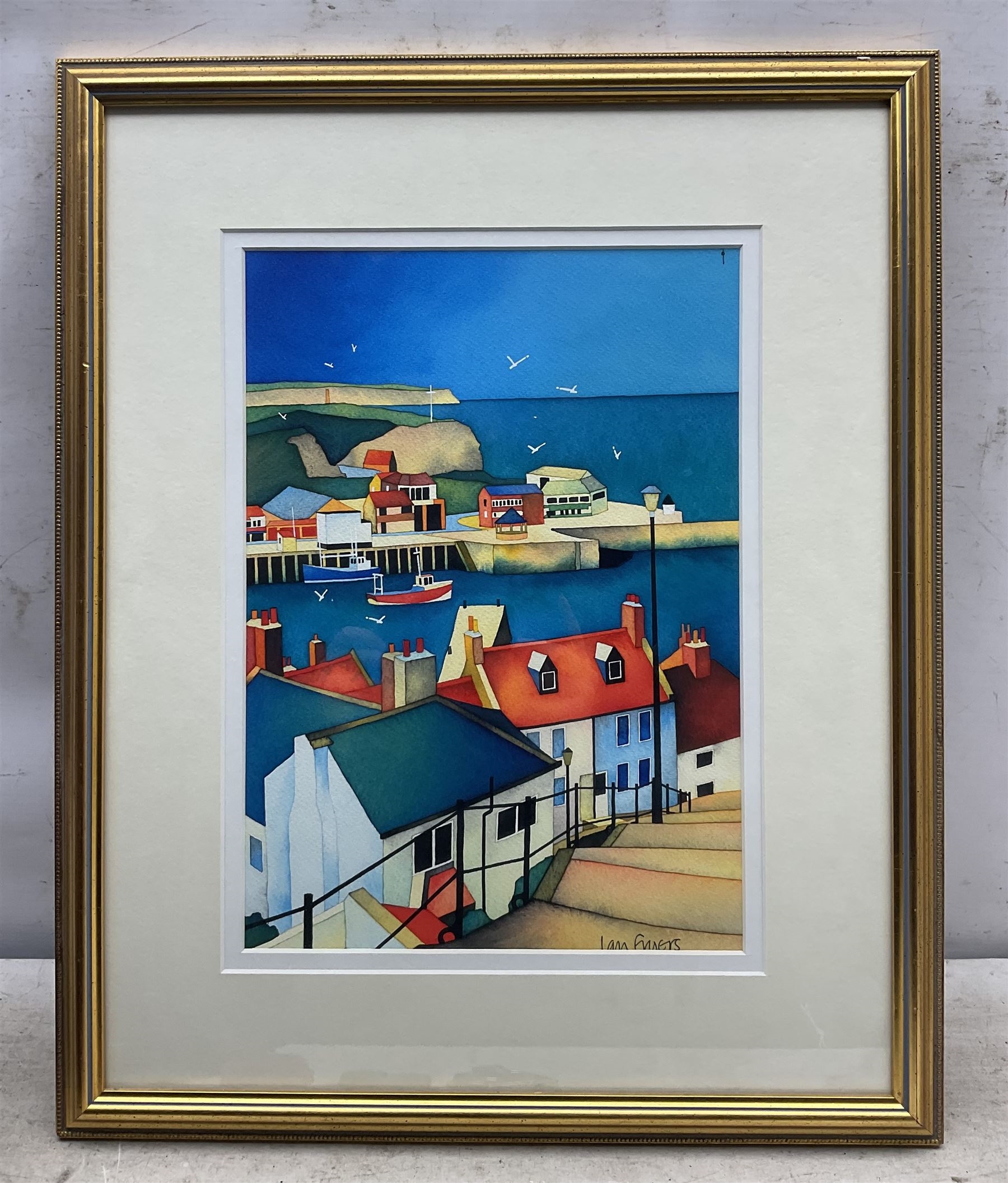 Ian Fryers | Whitby from the 199 Steps | MutualArt
