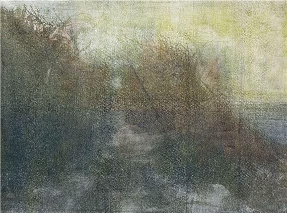 Ian Athelstan Parkinson | Abstract Riverside Landscape | MutualArt