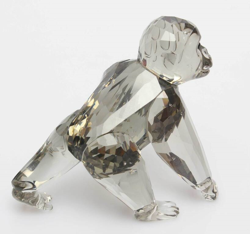 Swarovski | Swarovski crystal figurine ''Gorilla | MutualArt