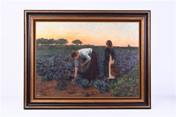 Constantin Meunier | Harvesting the red cabbage (1867) | MutualArt