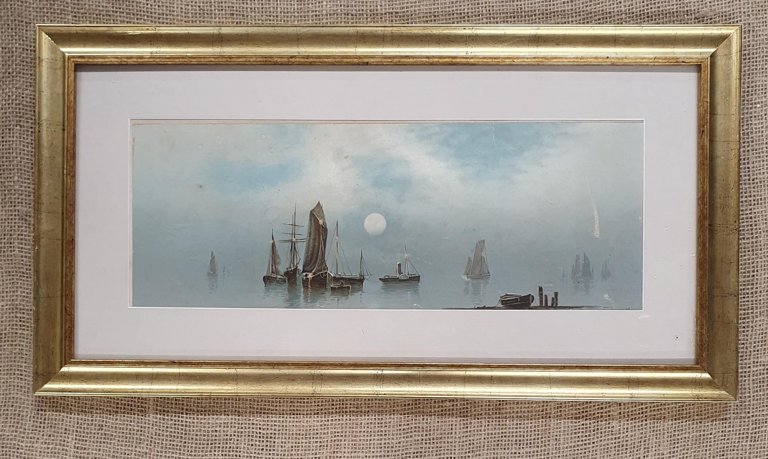 Garman Morris | After Garman Morris. A coloured print of moored boats ...