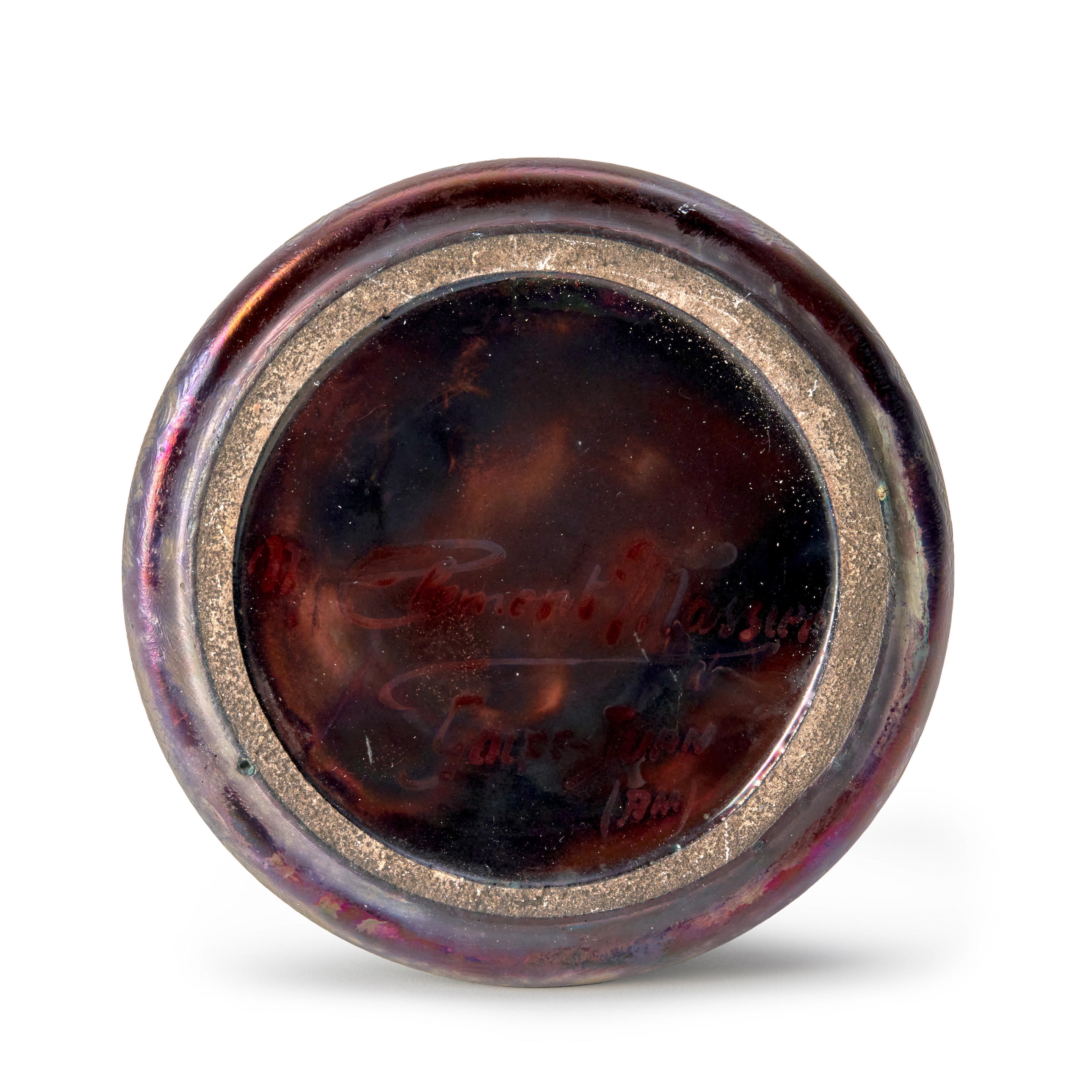 Clément Massier | CLEMENT MASSIER (1845-1917) VASE WITH CHERRIES (Circa ...