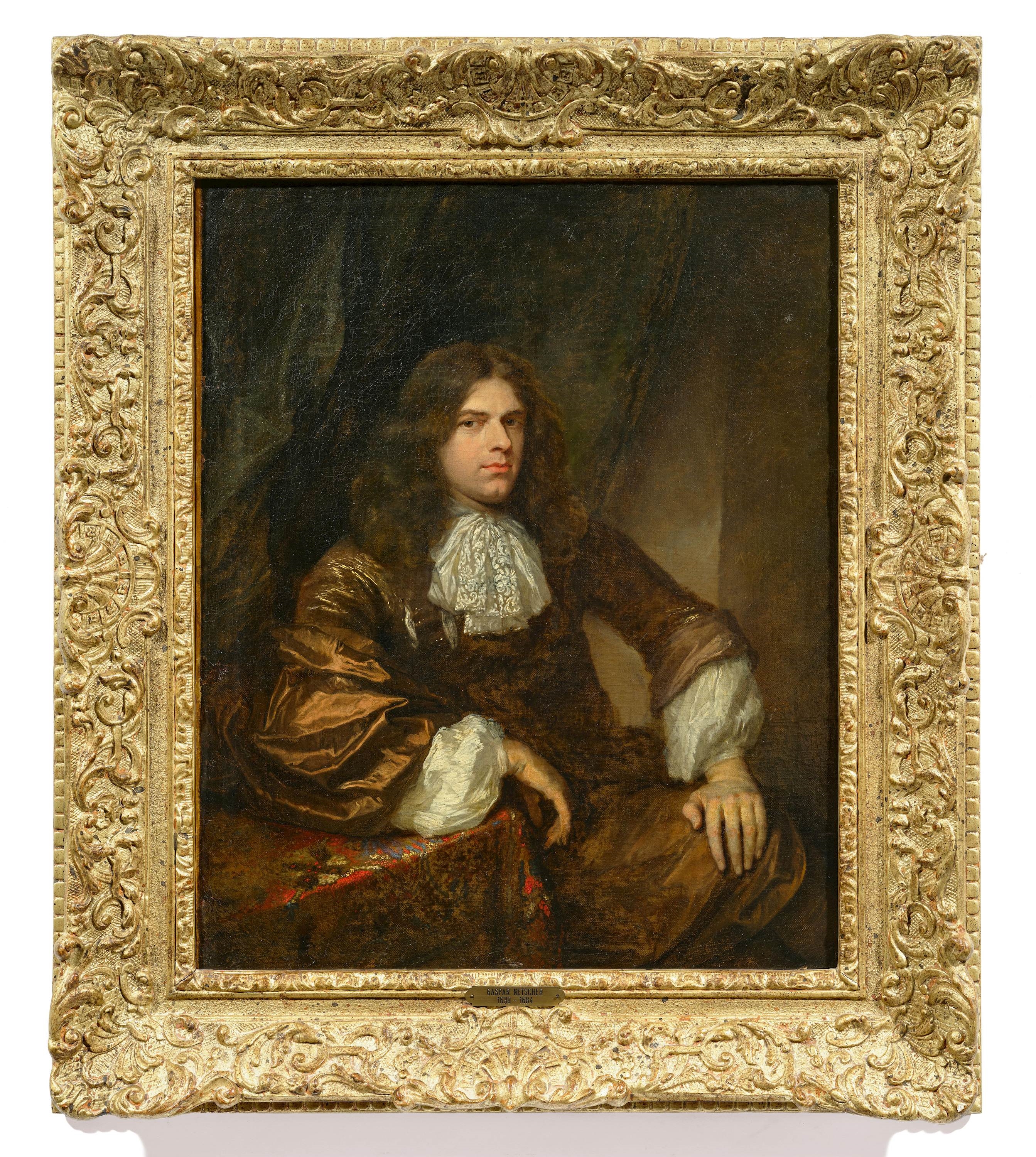 Caspar Netscher | Pair of works: Portrait of Sir John Temple (circa ...