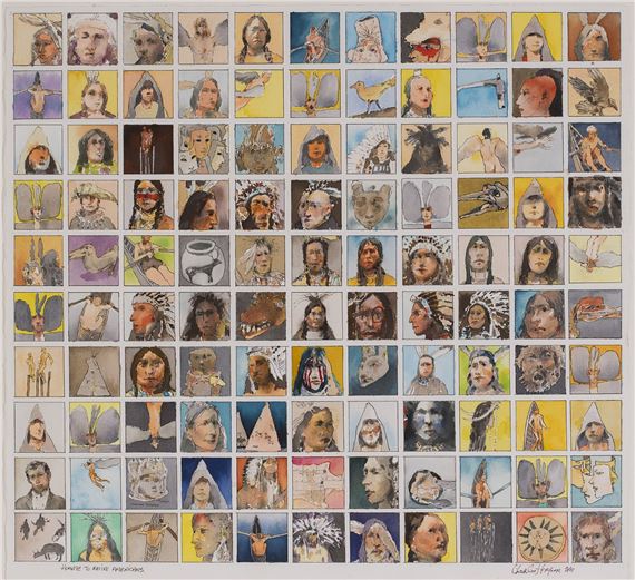 Charles Harper | HOMAGE TO NATIVE AMERICANS (2020) | MutualArt