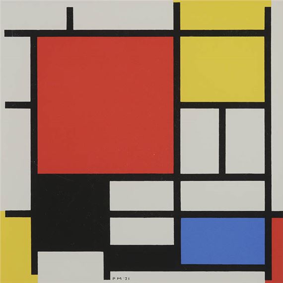Piet Mondrian | Composition (estampe | MutualArt