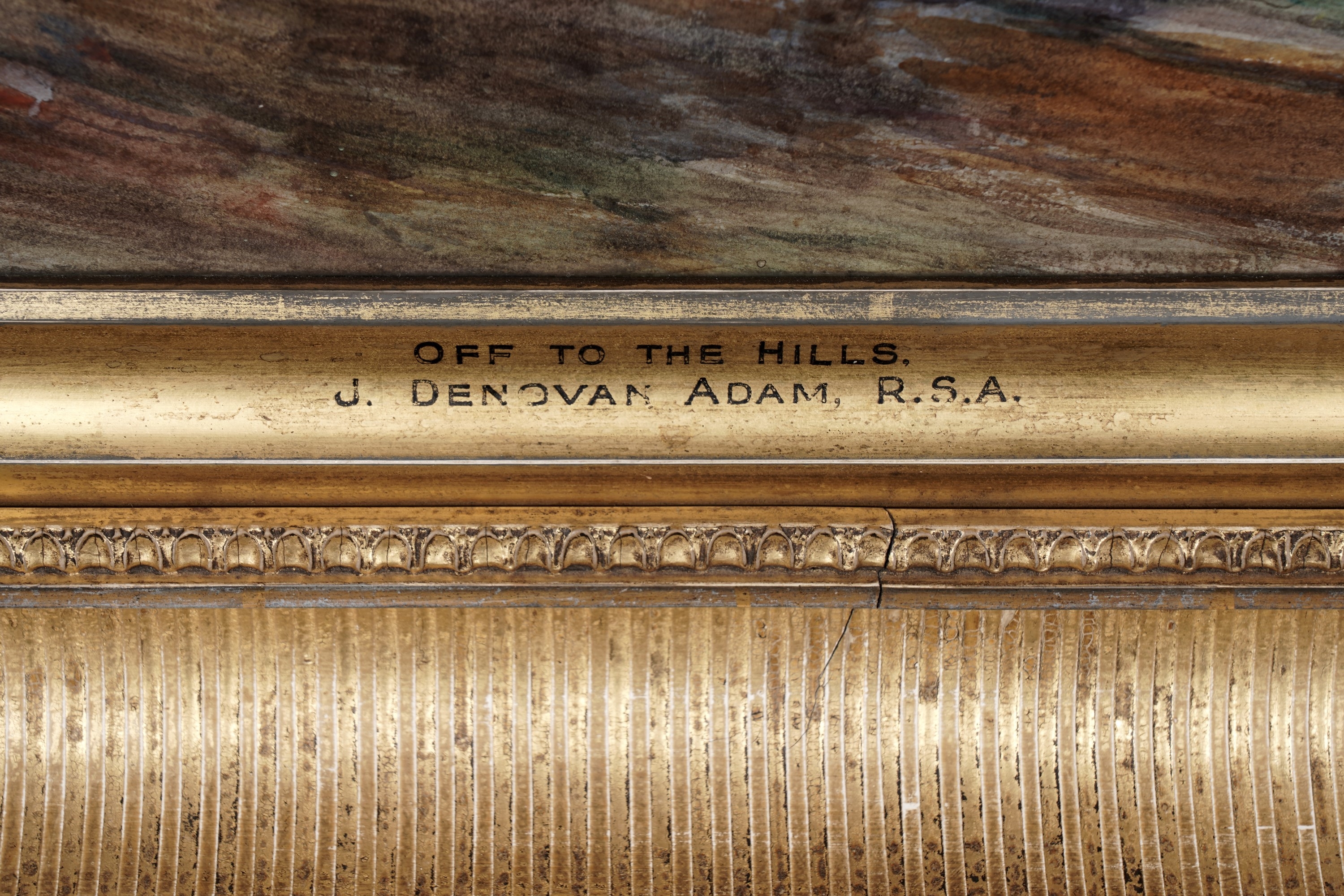 Joseph Denovan Adam | Off to the Hills | MutualArt