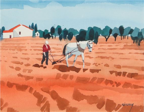 Desmond Kinney | PLOUGHING THE FIELD | MutualArt
