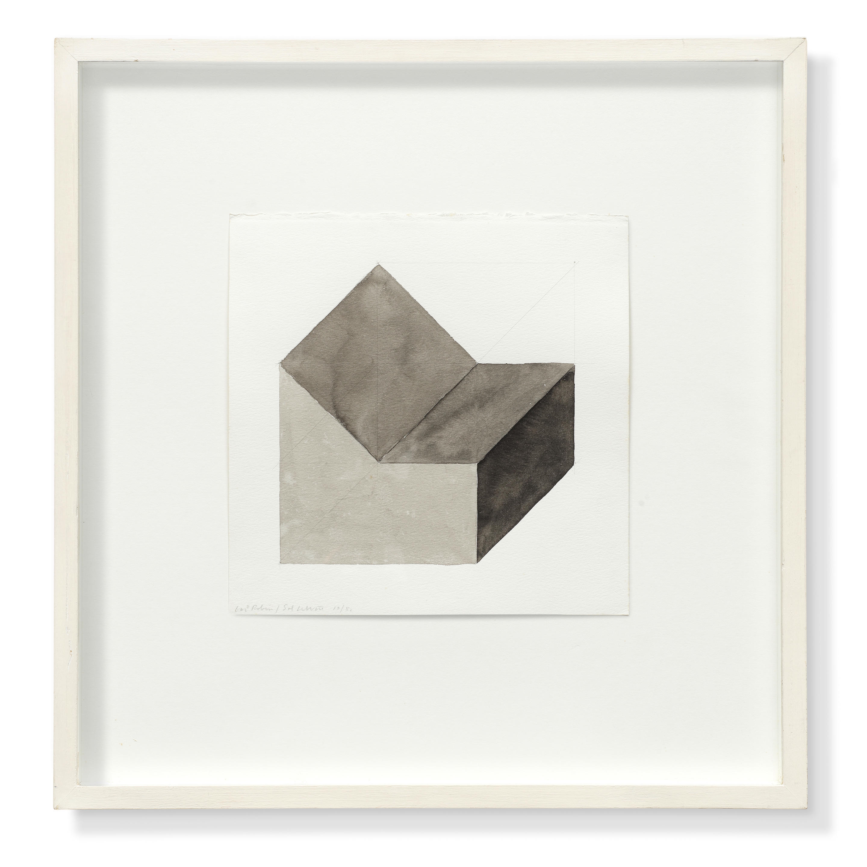 Sol LeWitt | Form Derived from a Cubic Rectangle (1981) | MutualArt