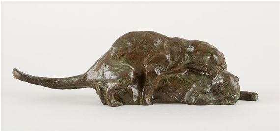 Albéric‏ Collin | Sculpture en bronze à patine verte nuancée: Couple de ...