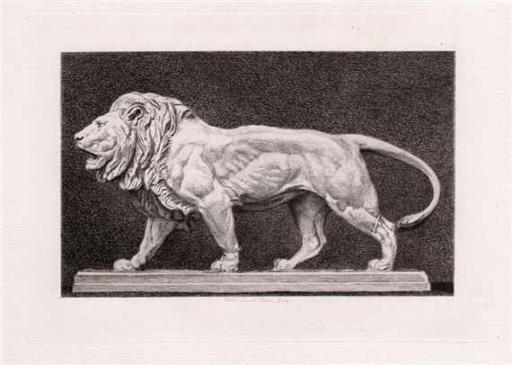 Antoine-Louis Barye | Lion Walking (1880) | MutualArt