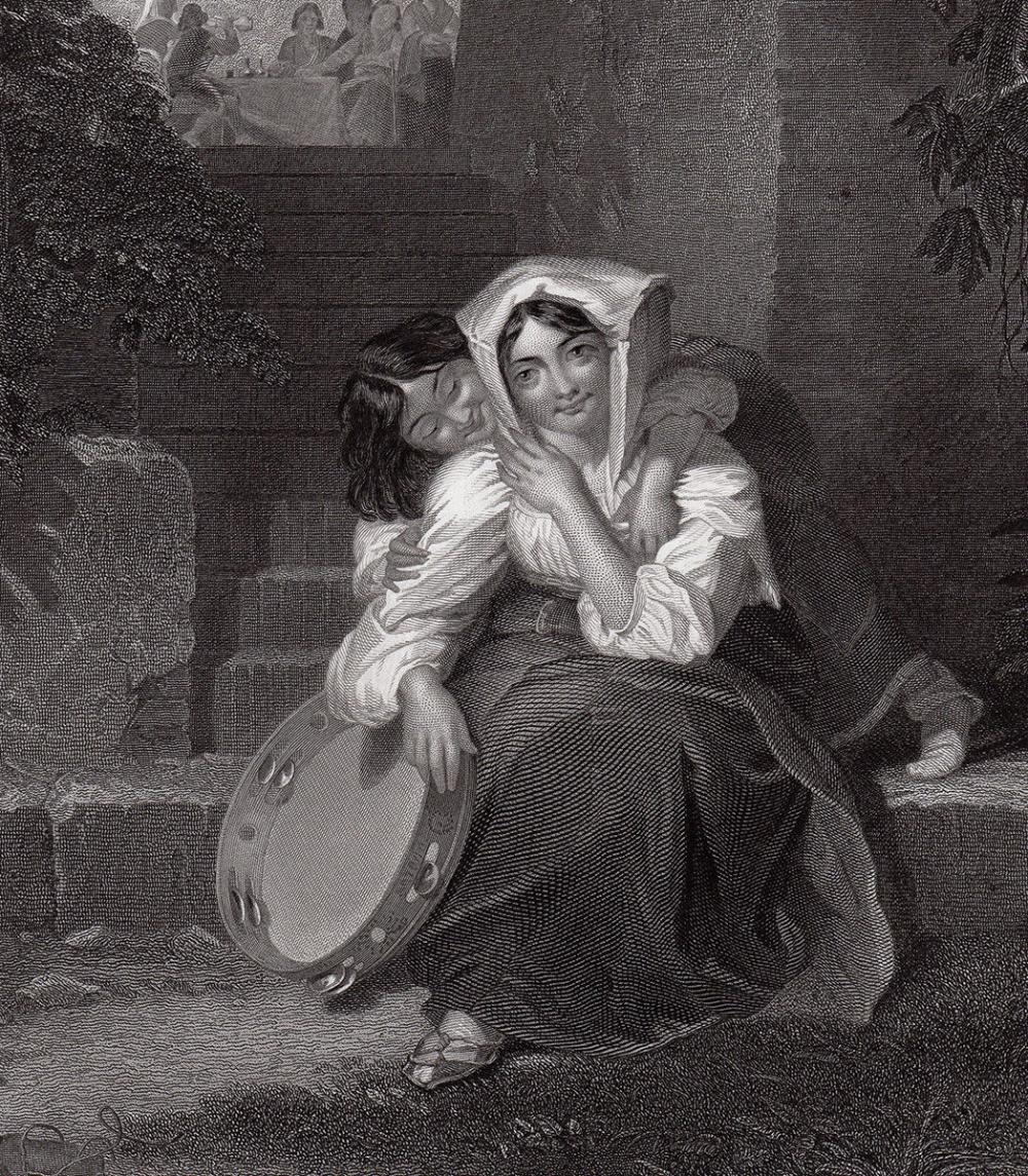 Penry Williams | The Tambourine (1852) | MutualArt