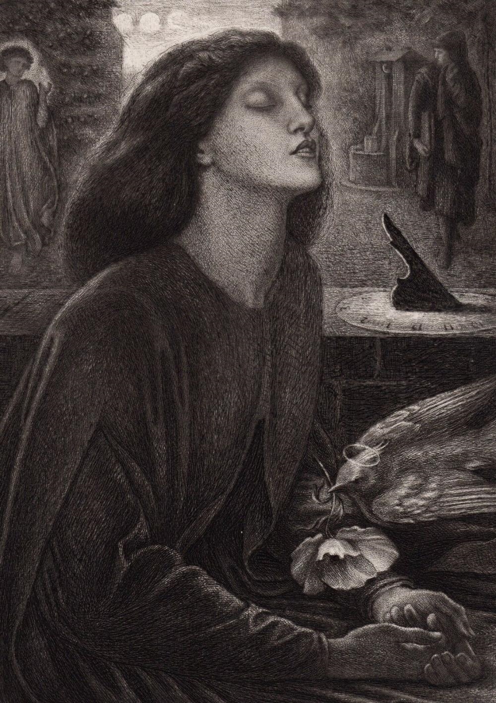 Dante Gabriel Rossetti | Blessed Beatrice (1891) | MutualArt