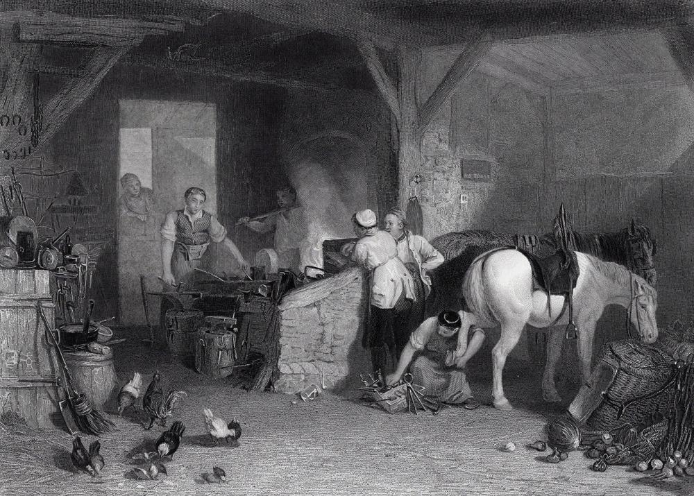 Joseph Mallord William Turner | The Busy Blacksmith (1860) | MutualArt