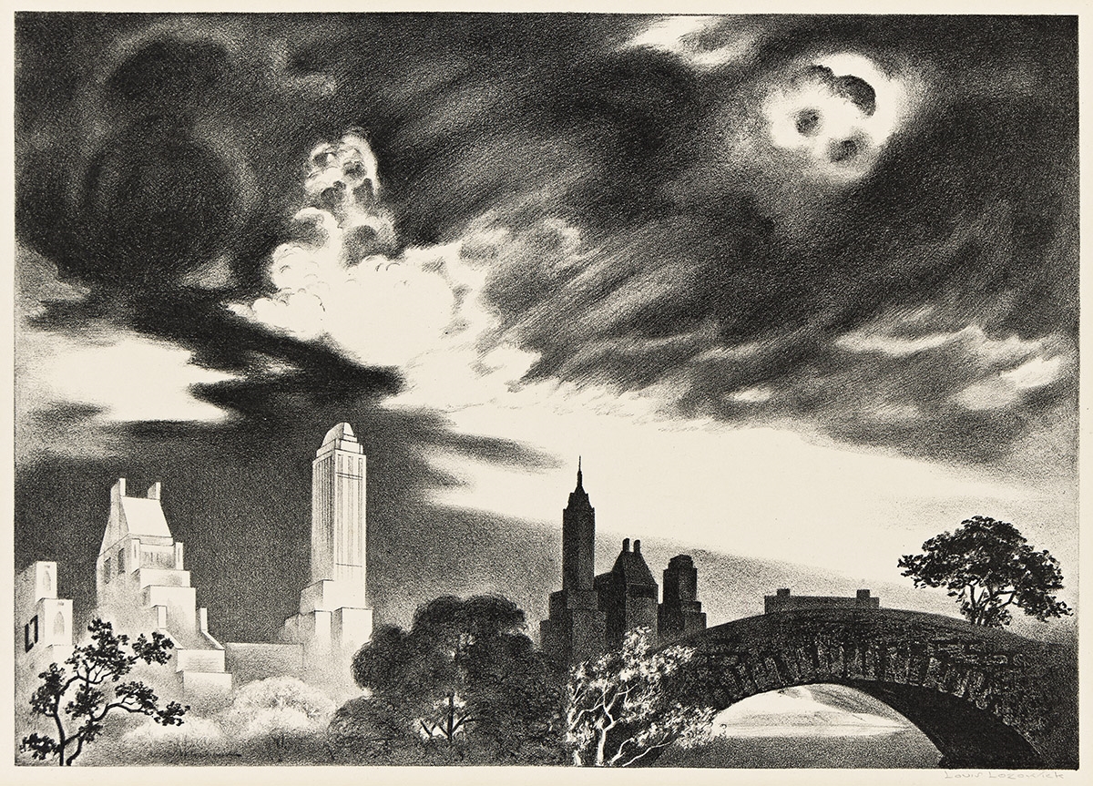 Louis Lozowick | Angry Skies (1935) | MutualArt