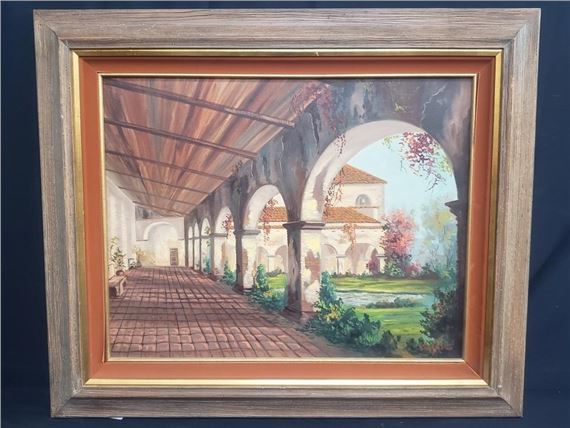 Carl Valente | Signed Carl Valente oil painting on canvas | MutualArt