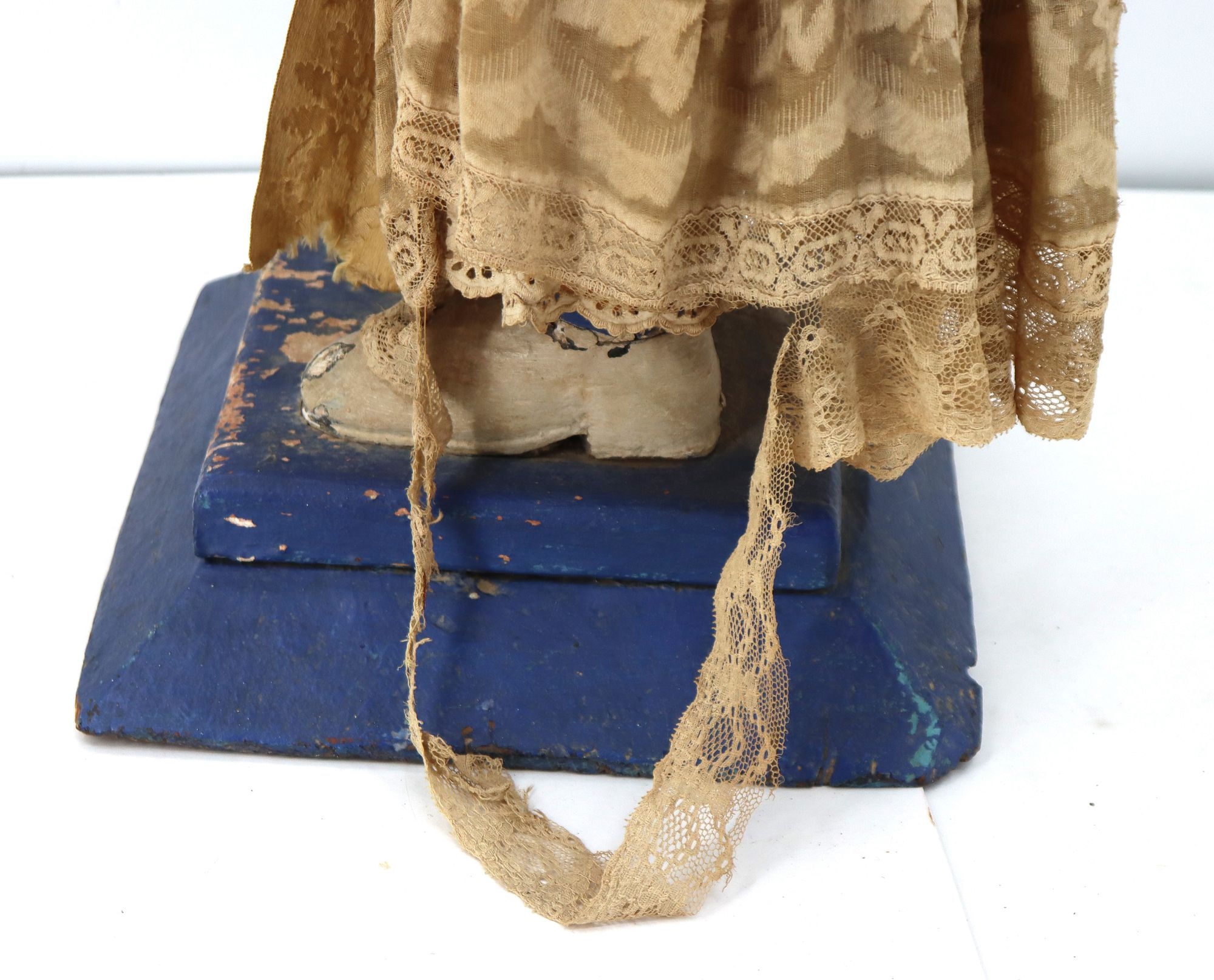 Spanish School | Antique Spanish Colonial Polychrome Painted Wood ...