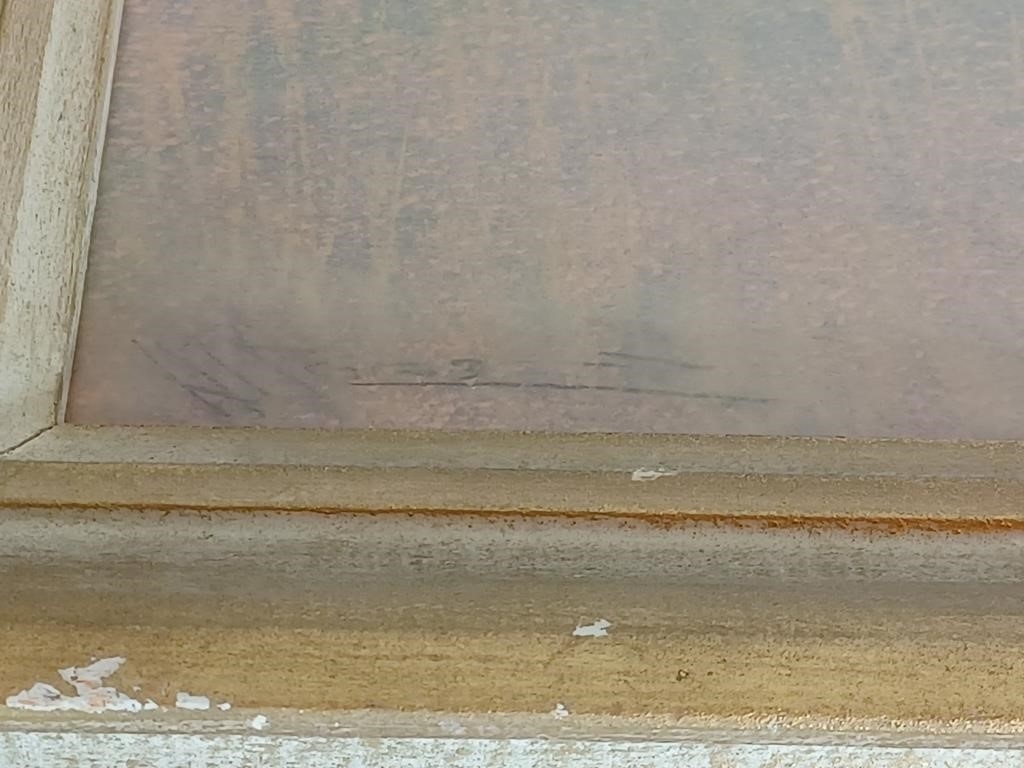 Halfred Tygesen | HALFRED TYGESEN Singed oil painting tree scene ...