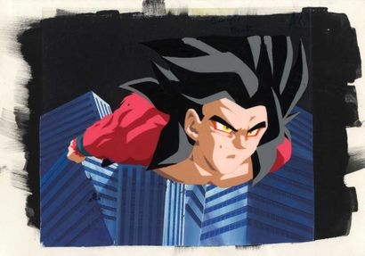 Akira Toriyama | Beautiful double-layered original cellulo in ink and ...