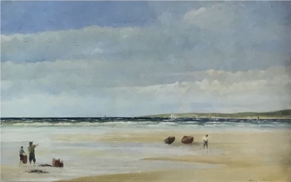 David Beauchard | FIGURES ON BEACH | MutualArt