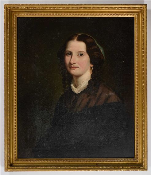 Charles V. Bond | BORN 1825) PORTRAIT OF A LADY (1853) | MutualArt