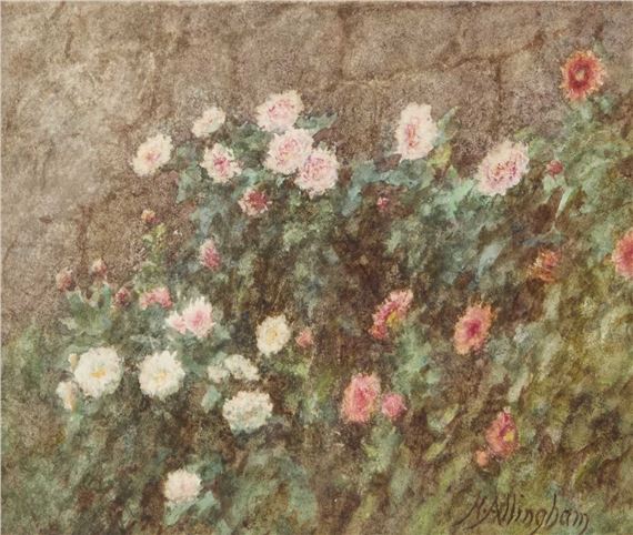 Helen Allingham | 1926) ROSES | MutualArt