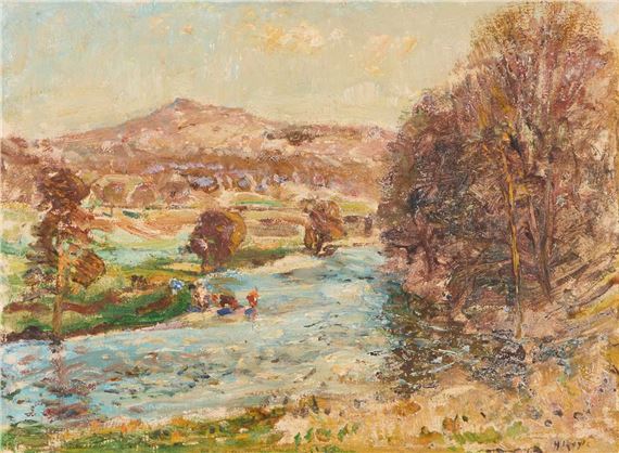 Herbert Royle | 1958) BEAMSLEY BEACON FROM FARFIELD | MutualArt