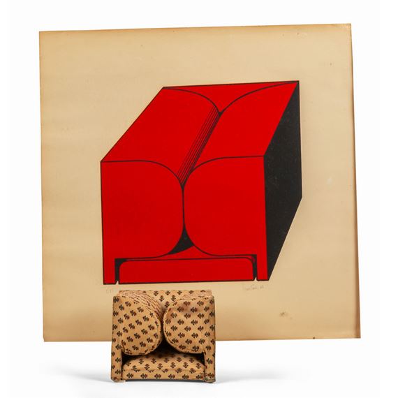Tacchi Cesare | Untitled; Sofa (1967) | Artwork performance at auction ...